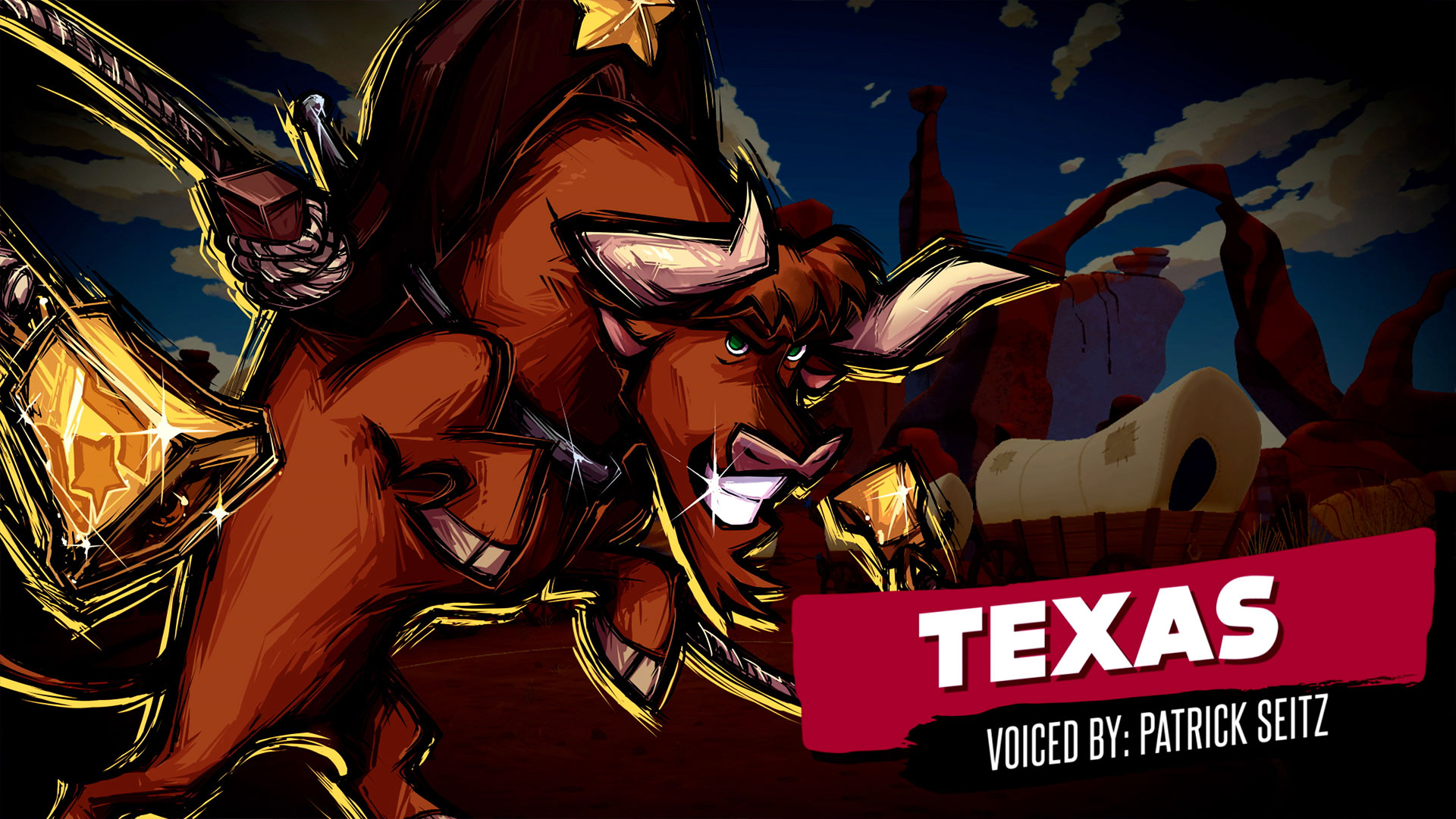 Texas the Bull joins the Them’s Fightin’ Herds roster today! - Maximum ...