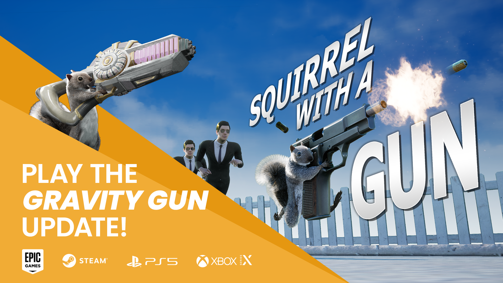 Squirrel with a Gun is Defying Gravity! Free Update Adds New Gravity ...